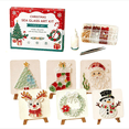 Christmas DIY Sea Glass Mosaic Art Kit, Translucent Sea Glass Mosaic ...