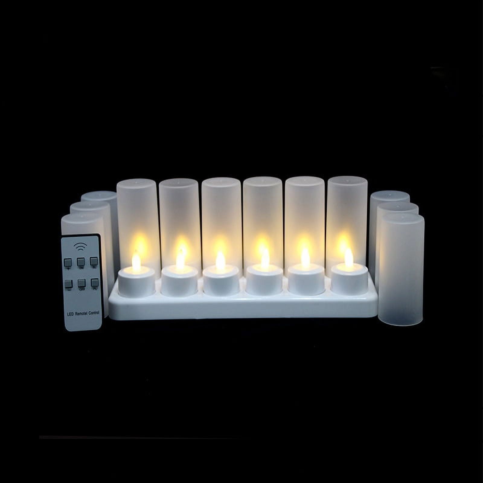 Christmas Day Decorative Candle Light Rechargeable led Tea Wax Light ...