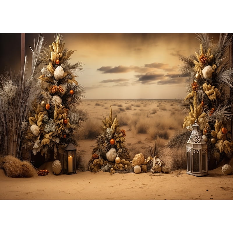 Christmas Day Fireplace Photography Backdrops Prop Window Living Room ...