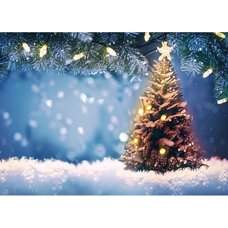 Christmas Day Fireplace Photography Backdrops Prop Window Living Room ...