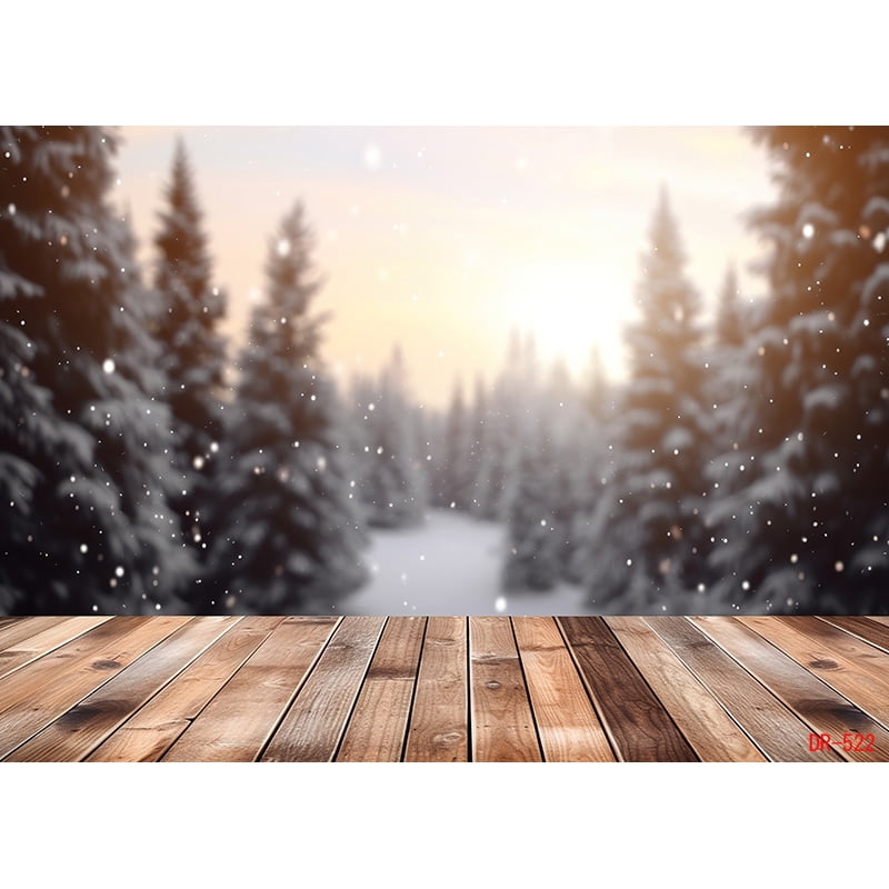 Christmas Day Fireplace Photography Backdrops Prop Window Living Room ...