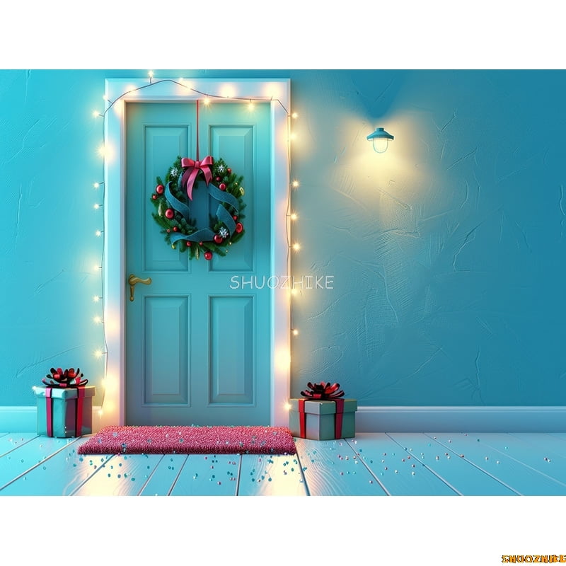 Christmas Day New Year ration Photography Backdrops Pinecs Snow ...