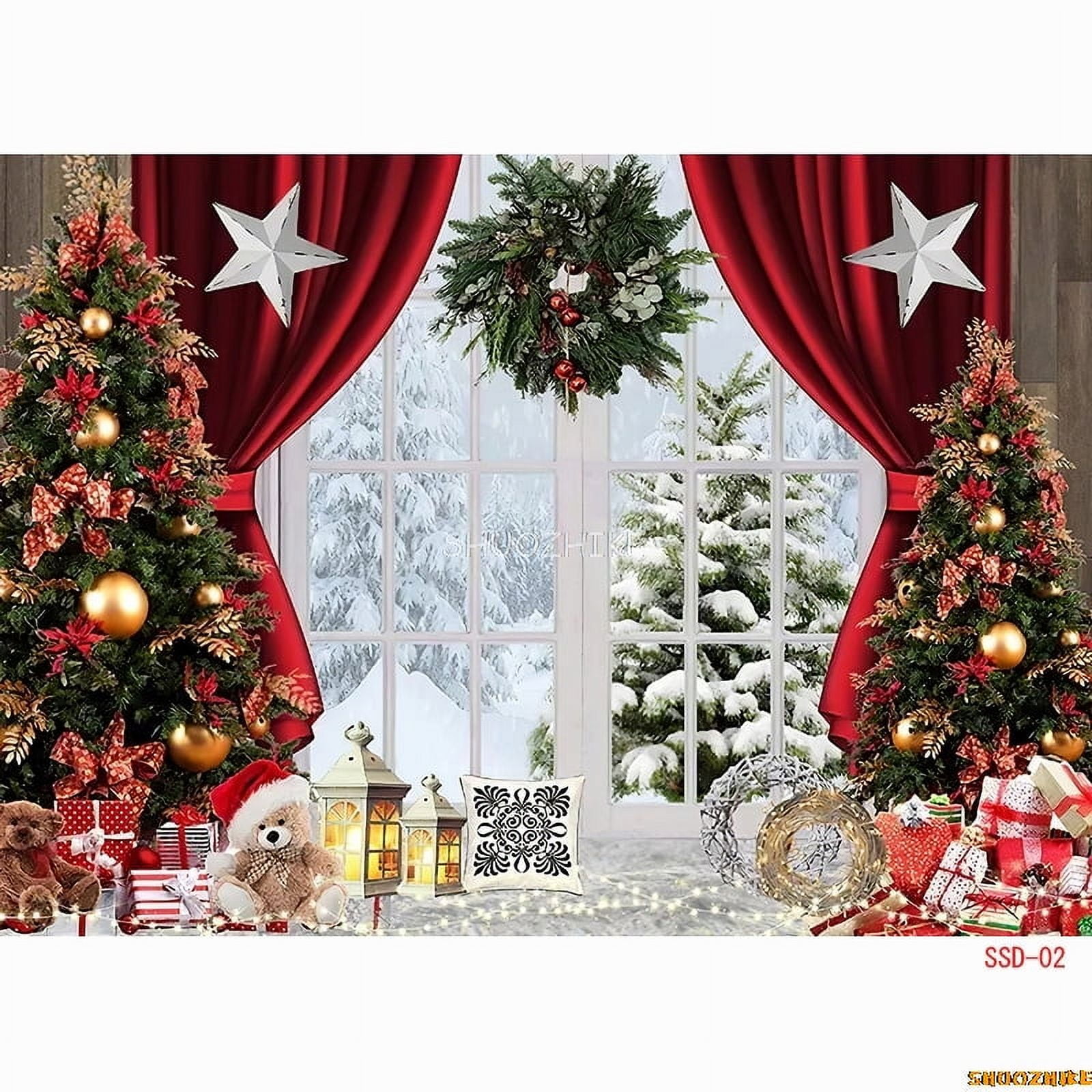 Christmas Day Photography Backdrops Happy Magic Xmas Eve New Year Candy ...