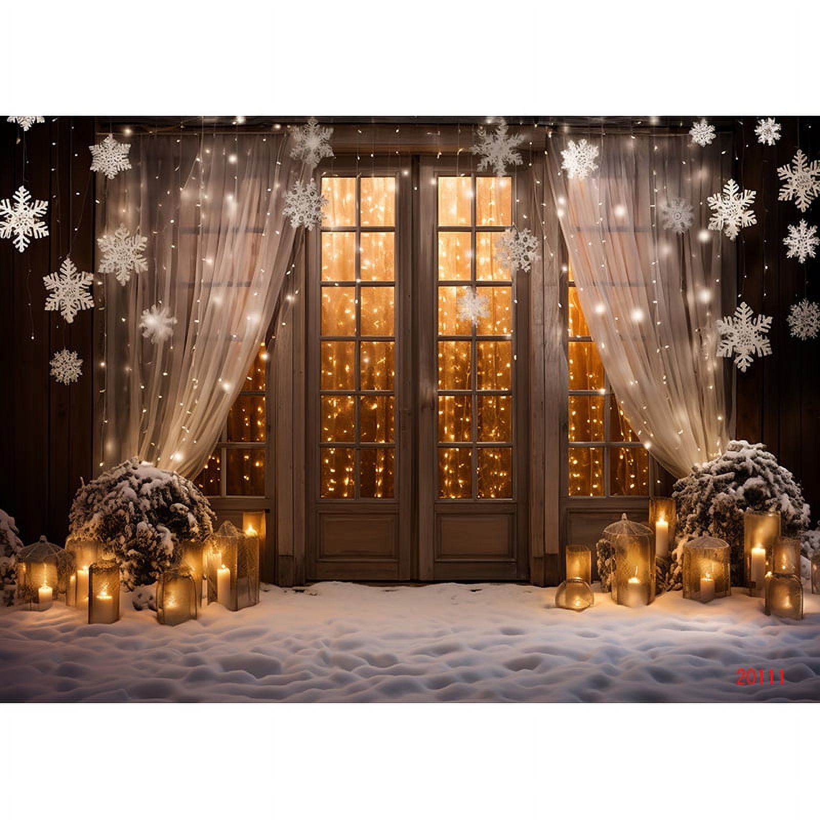 Christmas Day Photography Backdrops Magic Xmas Eve Happy New Year ...