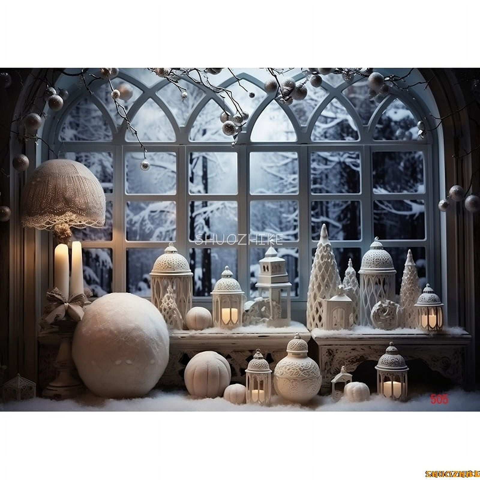 Christmas Day Photography Backdrops Magic Xmas Eve Happy New Year ...