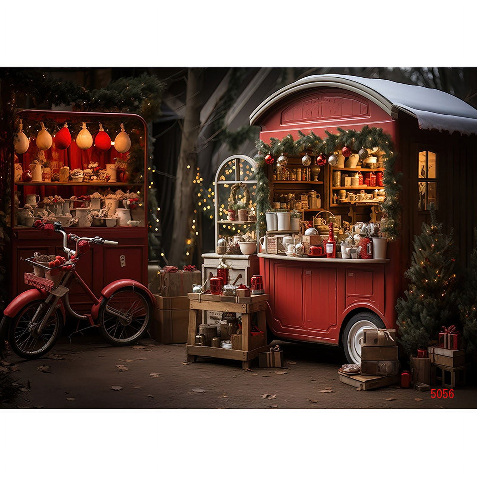 Christmas Day Photography Backdrops Magic Xmas Eve Happy New Year ...