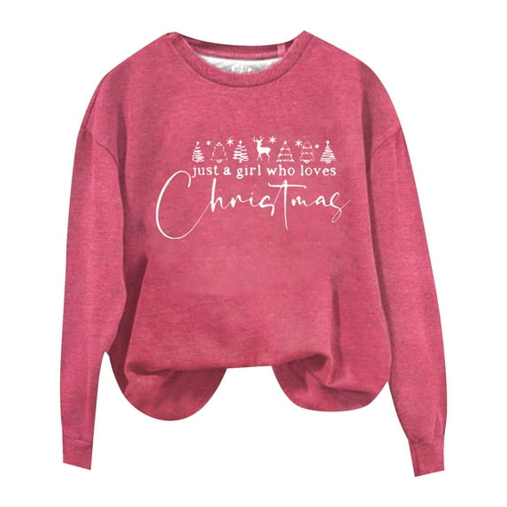 Christmas Day Sweatshirts for Women Winter Clothing Women's Sweatshirt ...