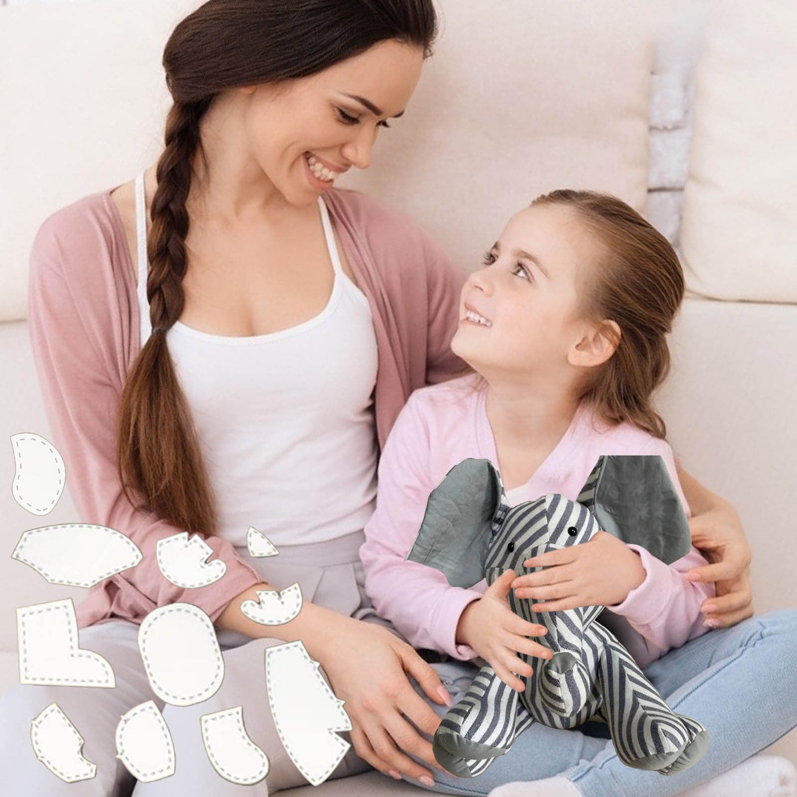 Christmas Deals 8-piece Elephant Memory Template Ruler Set With ...