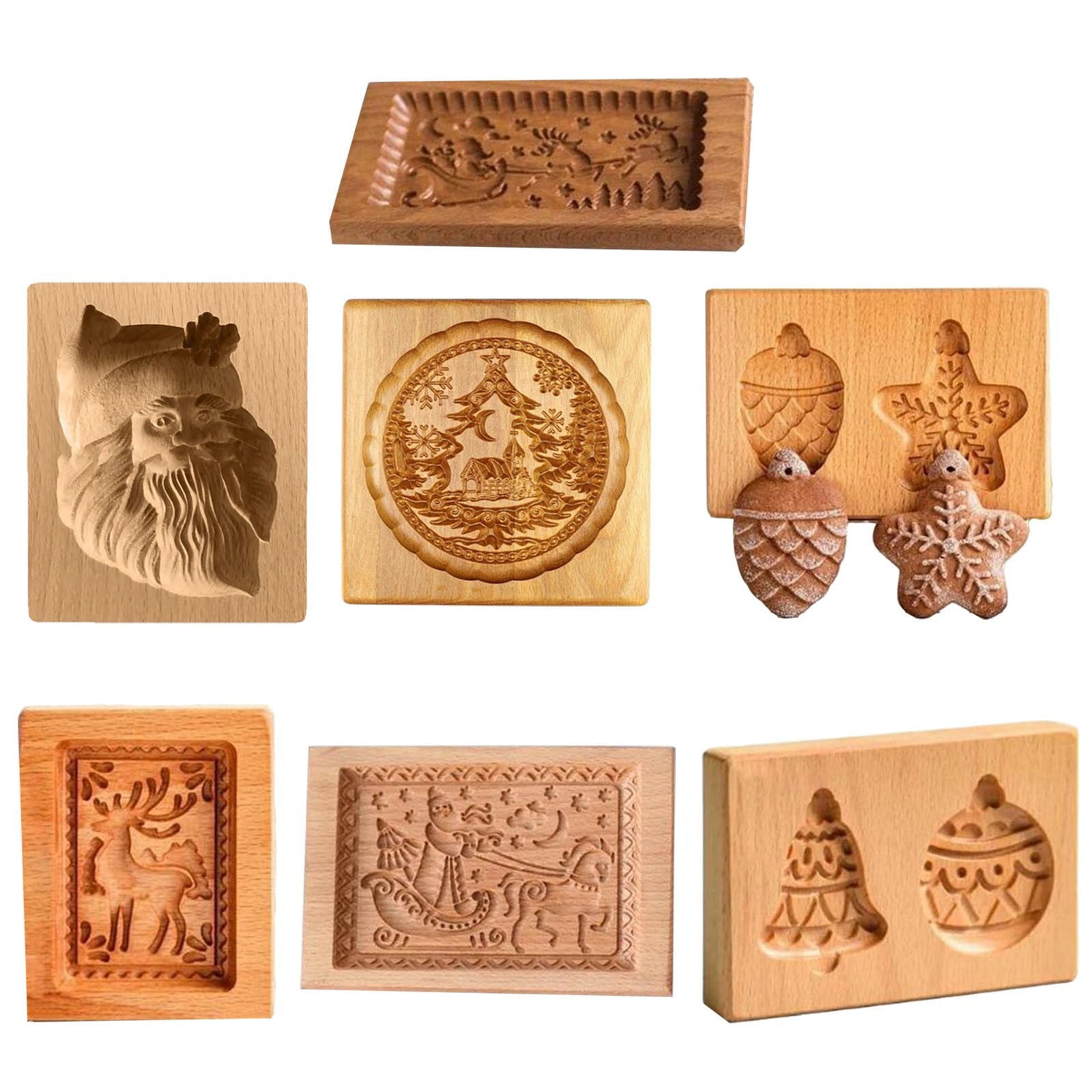 Christmas Deals, Kitchen Utensils Set, Eguiwyn Biscuit Molds for Baking ...