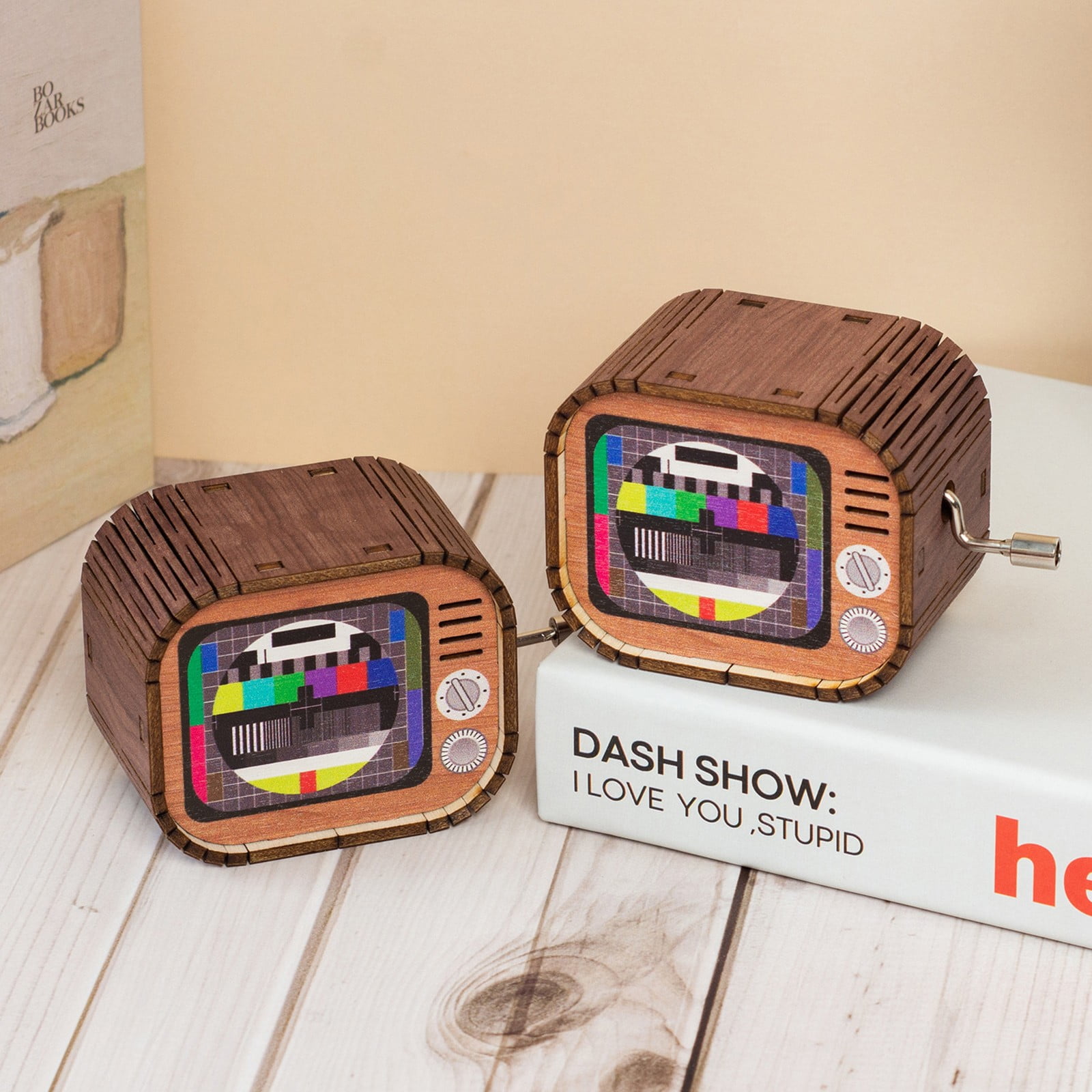 Christmas Deals Music Boxes,Vintage Hand Cranked Music Box Music Box ...