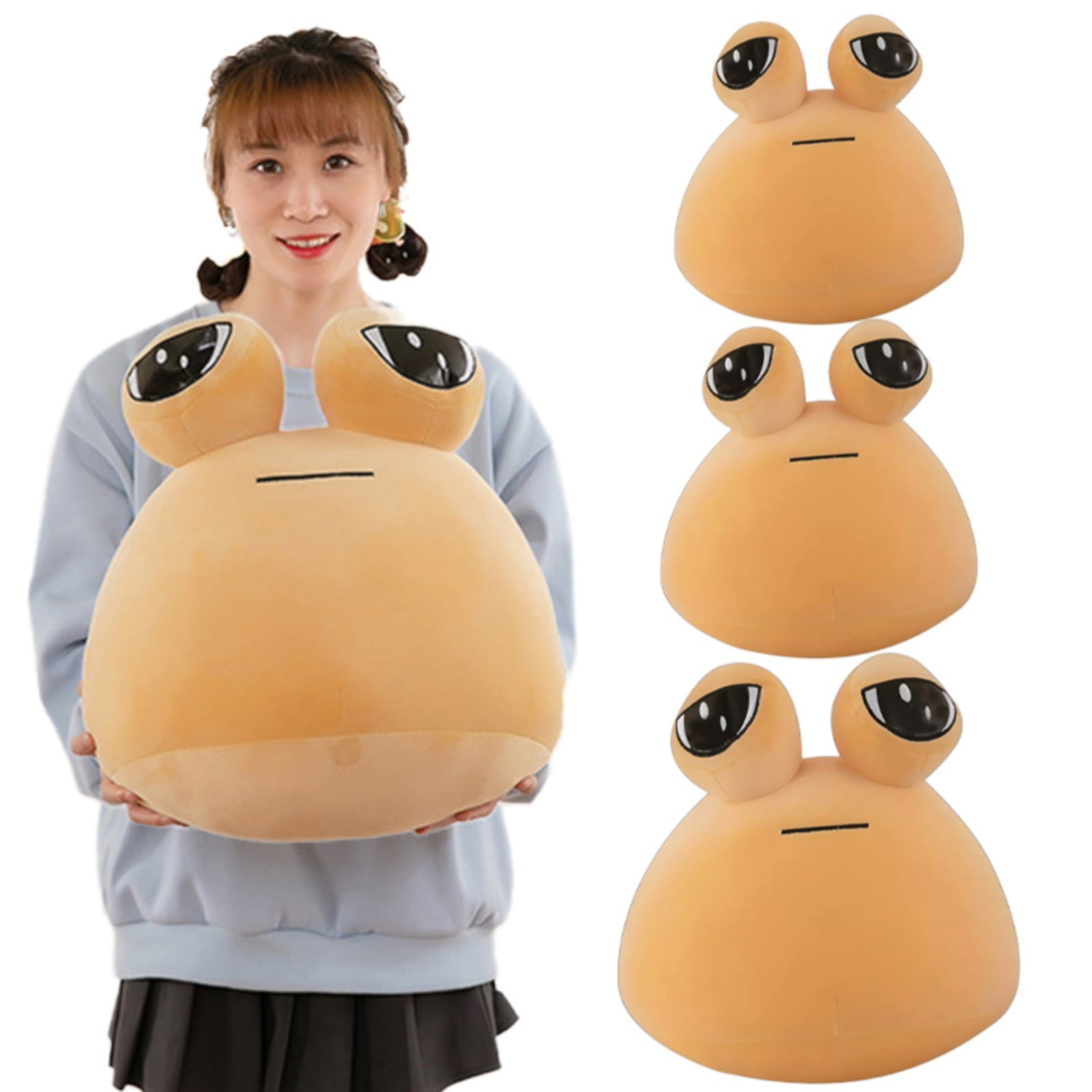 Christmas Deals! POU Alien Plush Toy, Super Large Khaki My Pet Alien ...