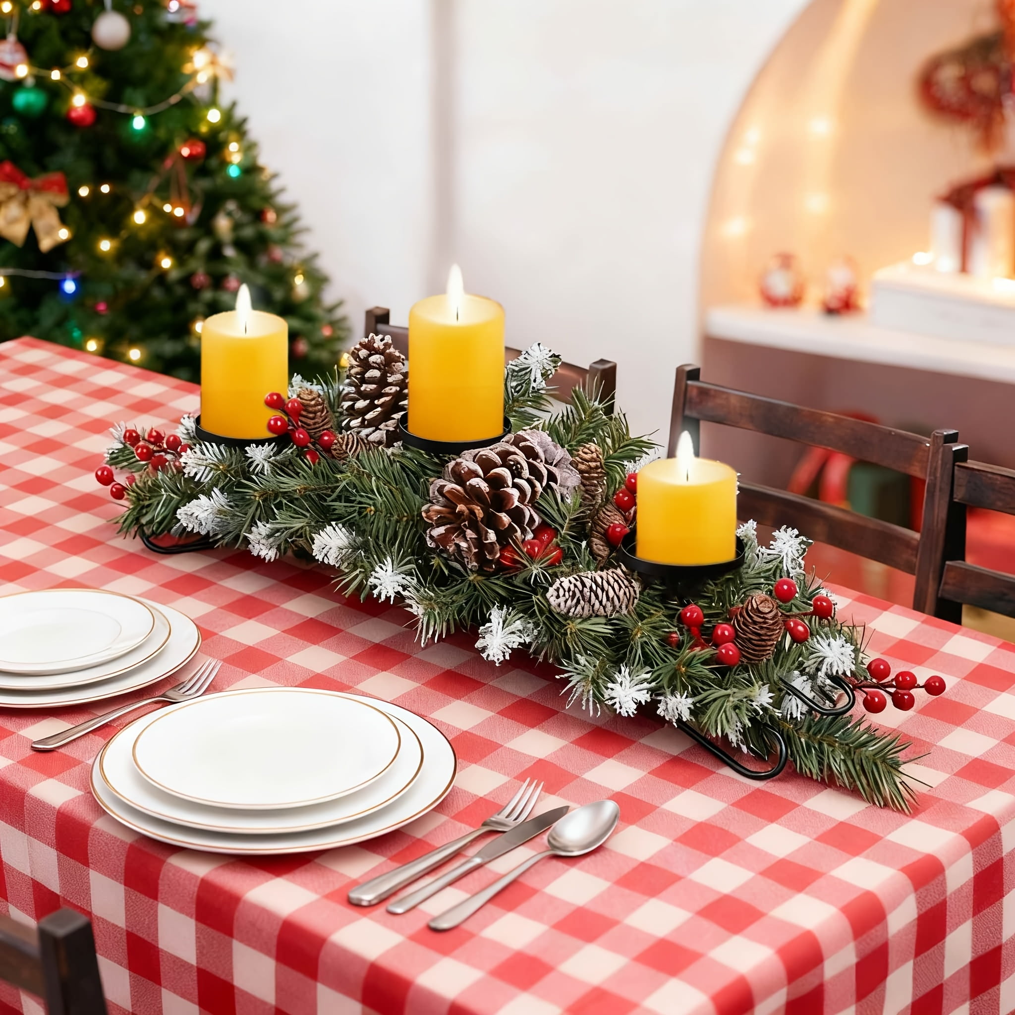 Christmas Decor 30 Inch Large Artificial Christmas Center Decoration ...