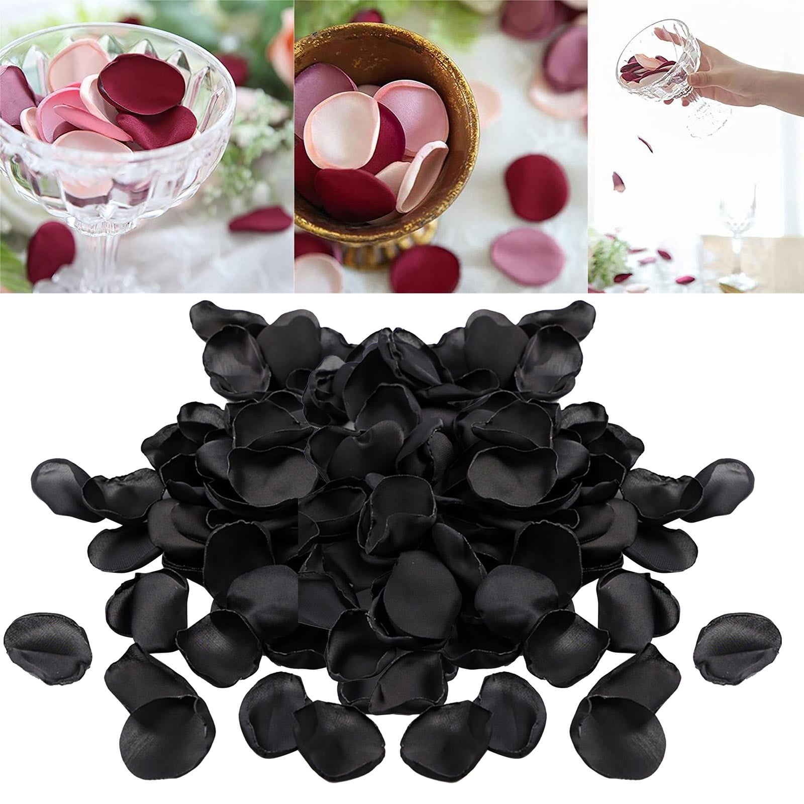 Christmas Decor: Autumn Artificial Flowers, Silk Rose Petal Edged ...