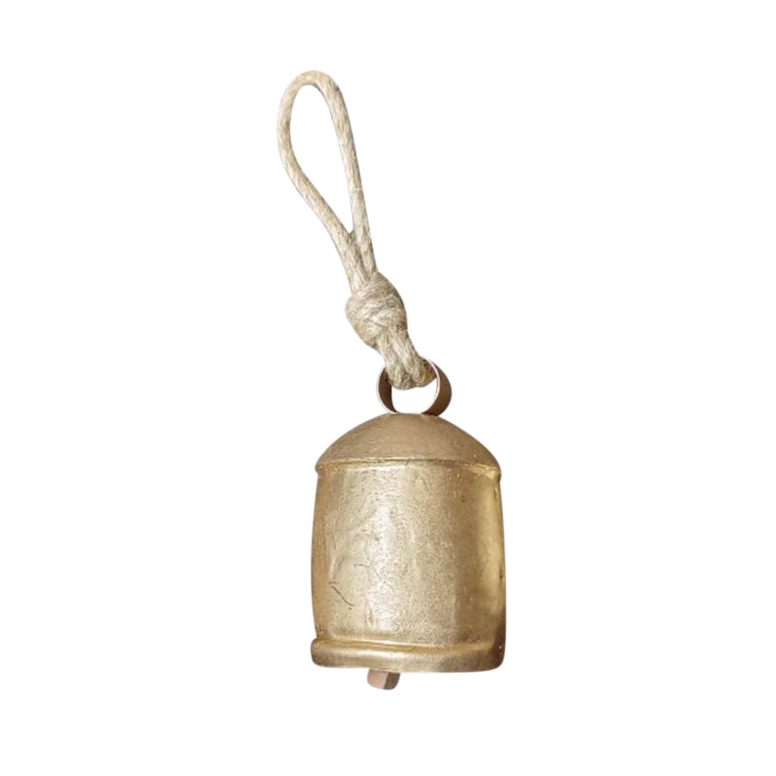 Christmas Decor Christmas Bell Brass Cow Shabby Style Rustic Metal ...