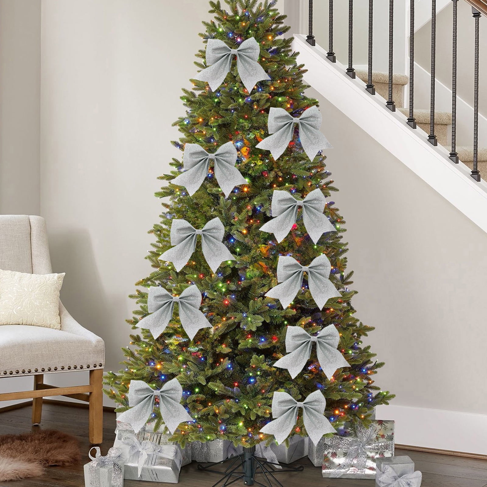 Christmas Decor, Decorative Bow Festival Supplies Christmas Decorative ...