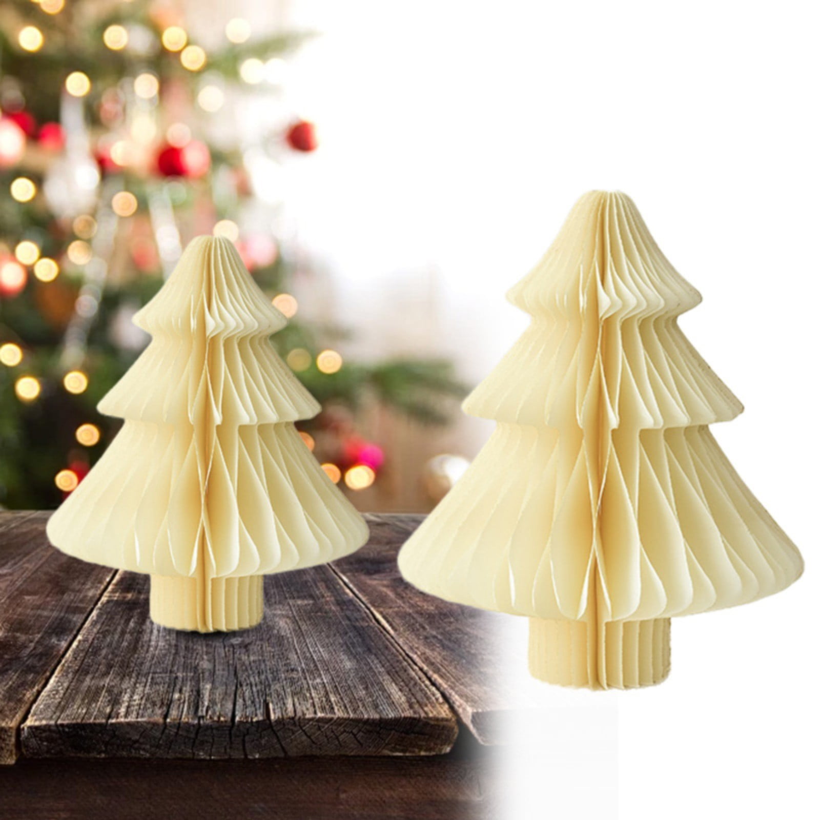 Christmas Decor: Desktop Decorations, Paper Folding Christmas Tree Diy ...