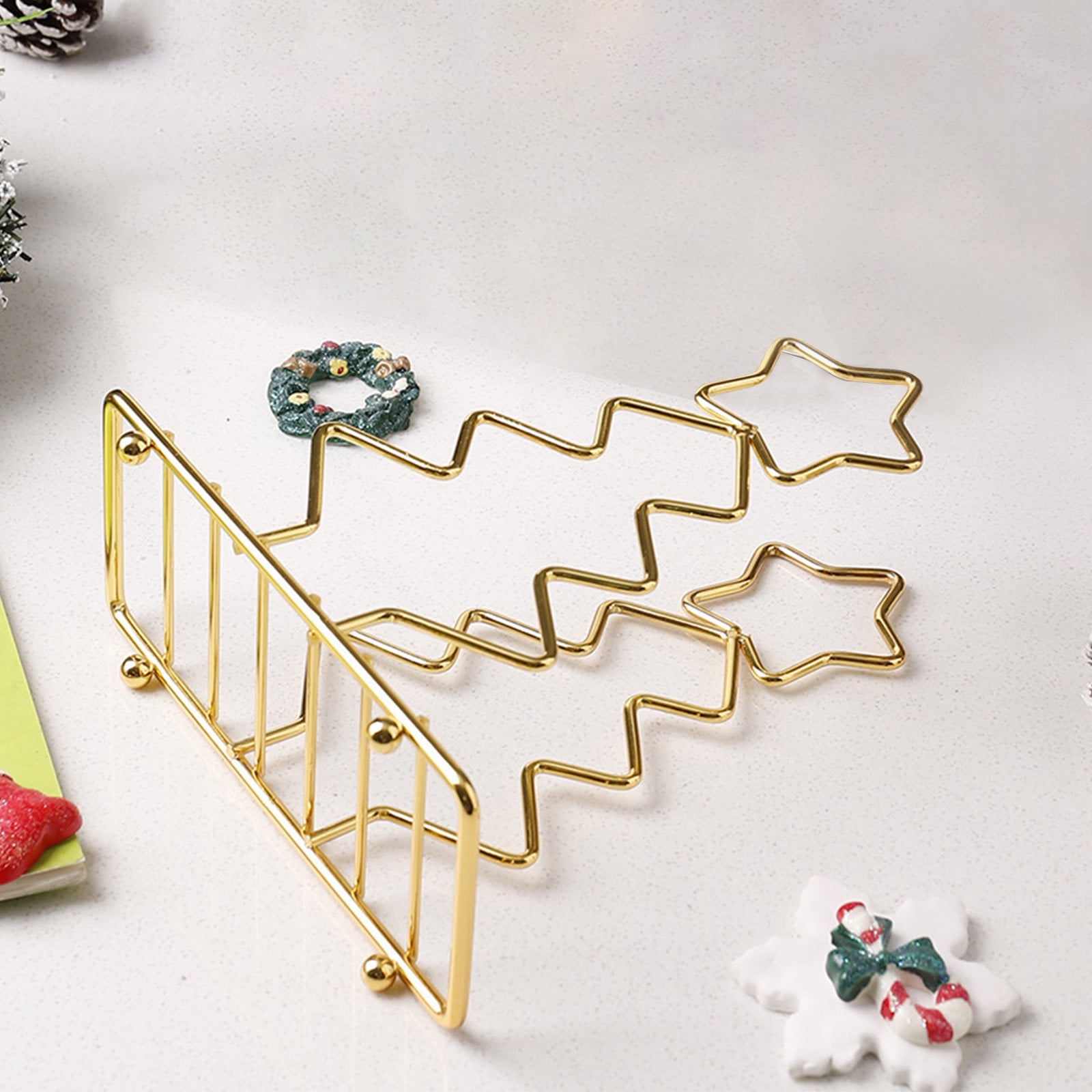 Christmas Decor, Table Napkin Rack Modern Metal Napkin Rack For Kitchen ...