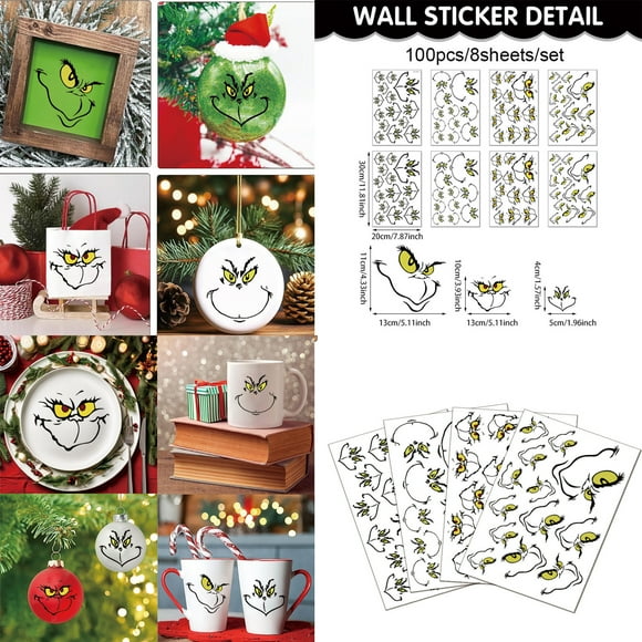 Grinch Stickers