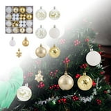 Christmas Decoration Ball Hanger B 44pc Christmas Ornament Set Indoor ...