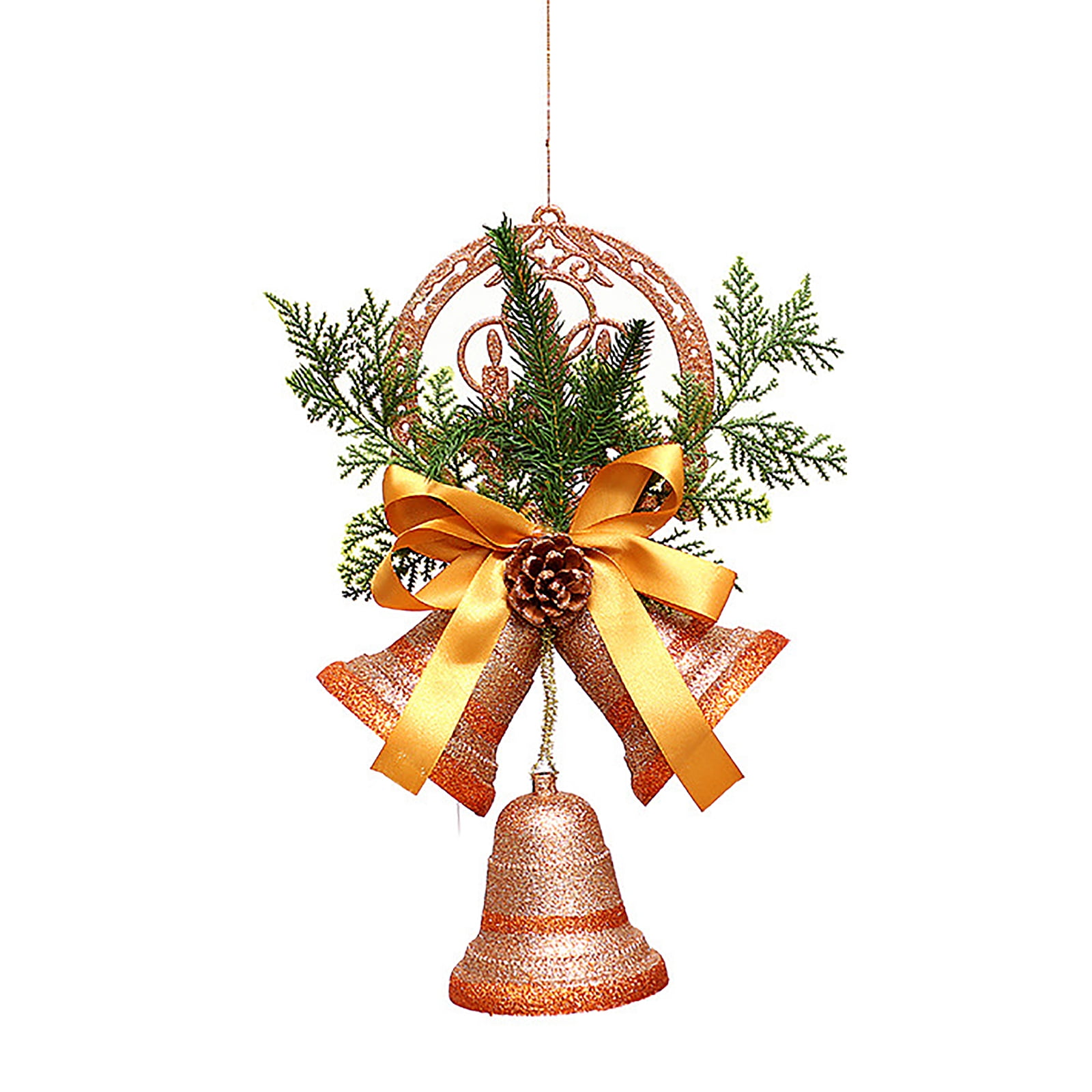 Christmas Decoration Bell Pendant Wall Hanging Bell Door Hanging Scene ...