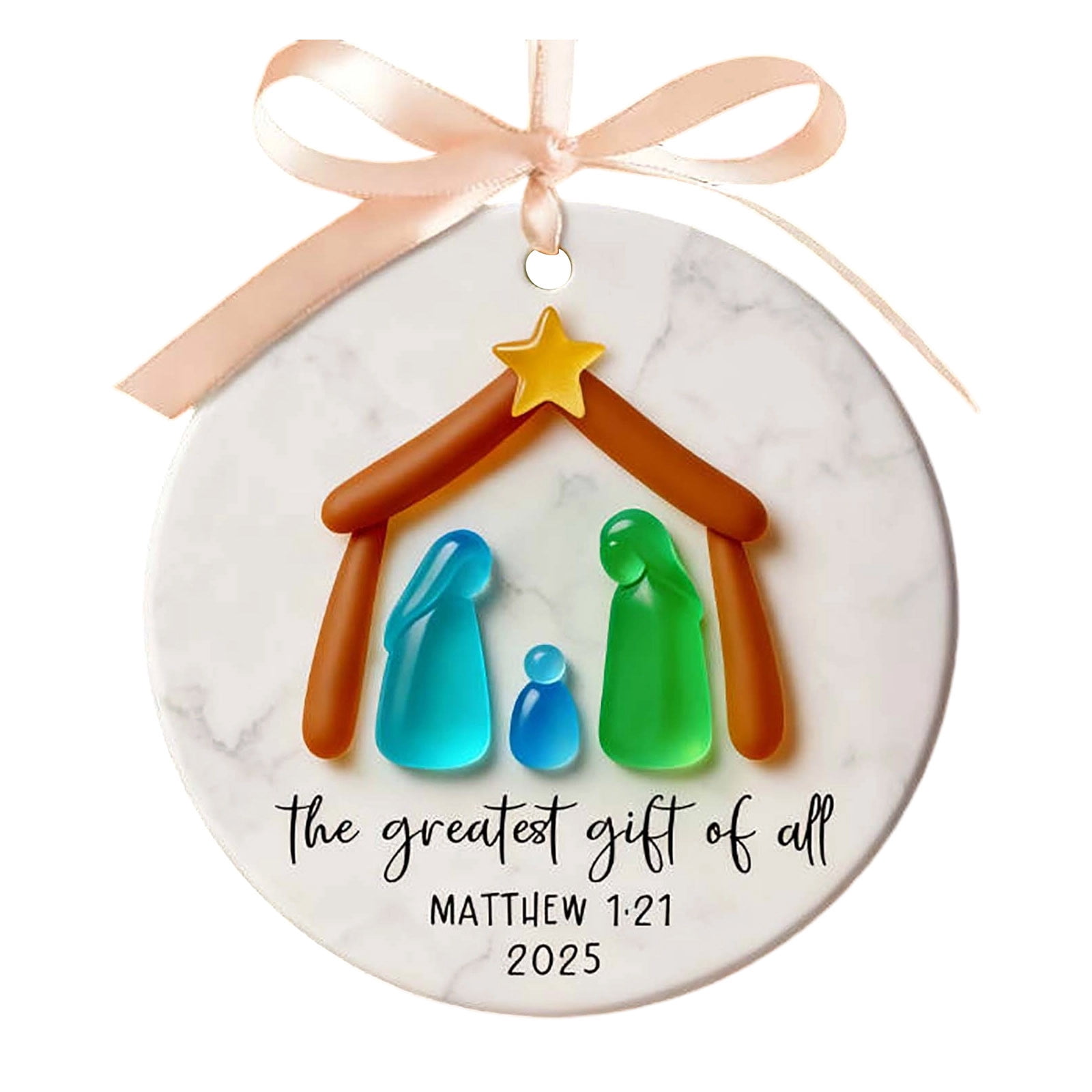 Christmas Decoration for The Birth of Jesus Religious Nativity Scene ...