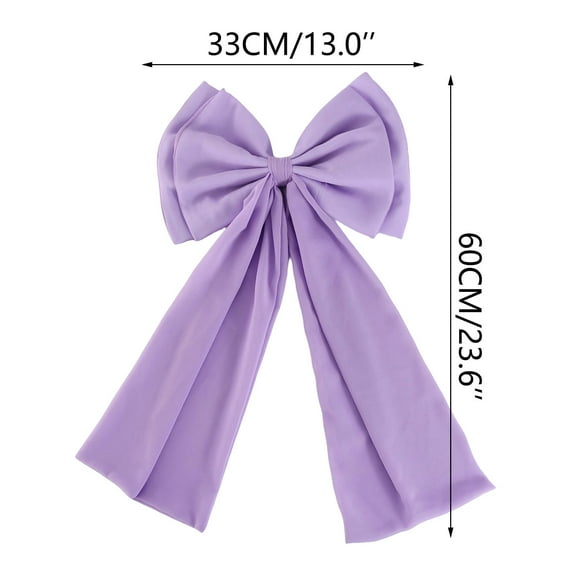 Christmas Decoration Bow Double Layer Oversized Bow with Flowing Tails ...