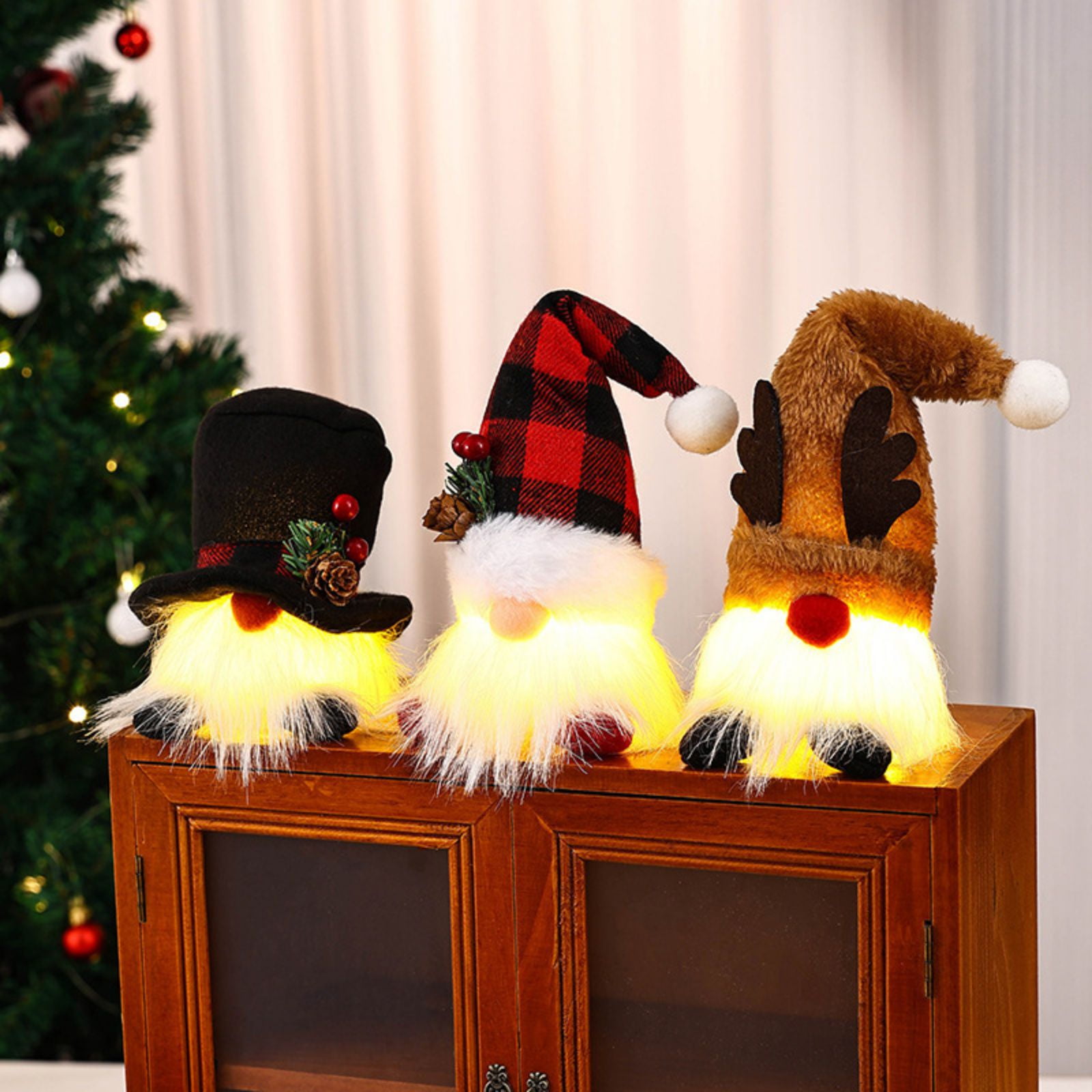 Christmas Decoration Clearance Christmas Gnomes Light Up with Legs ...