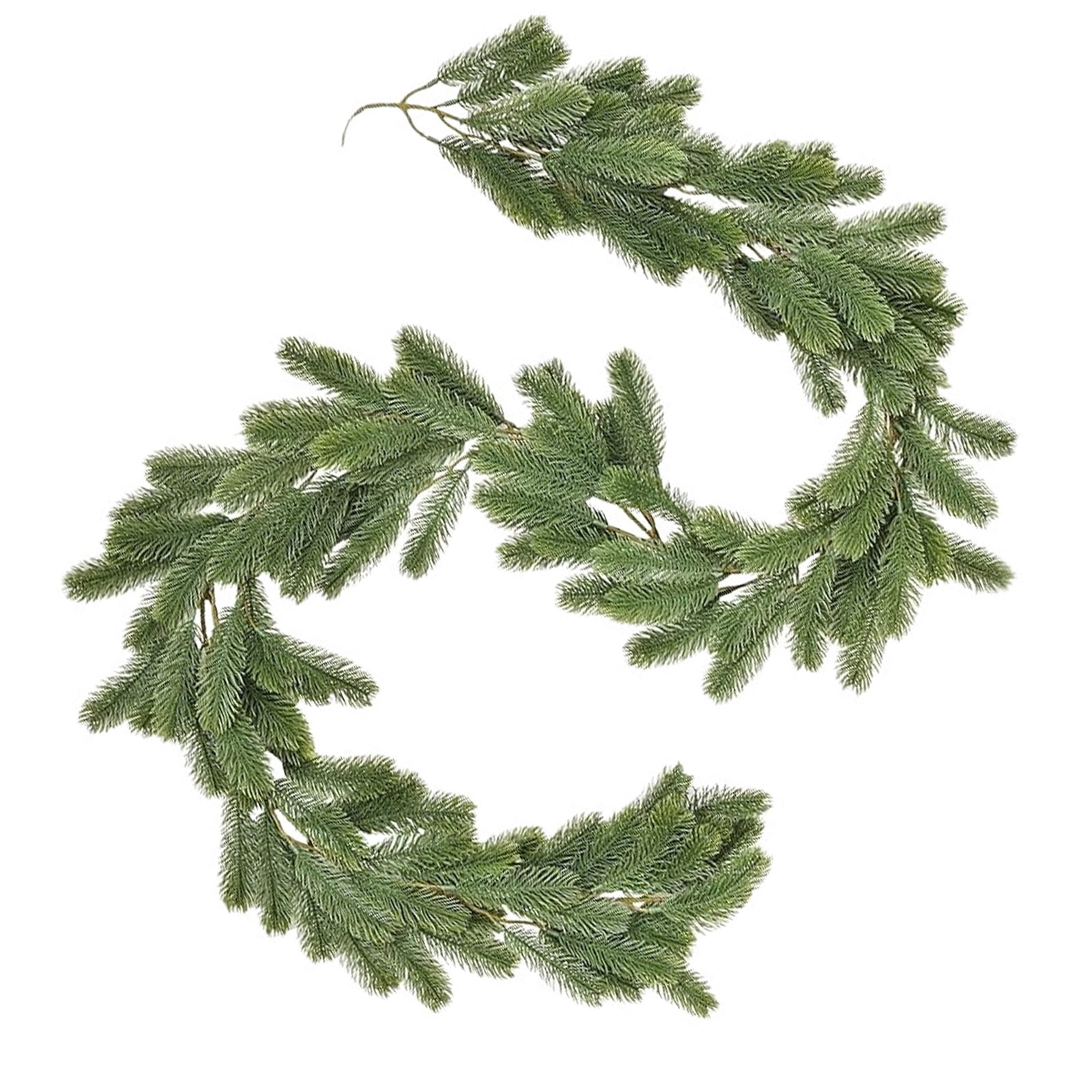 Christmas Decoration Garland Realistic Artificial Vine Plant Winter ...