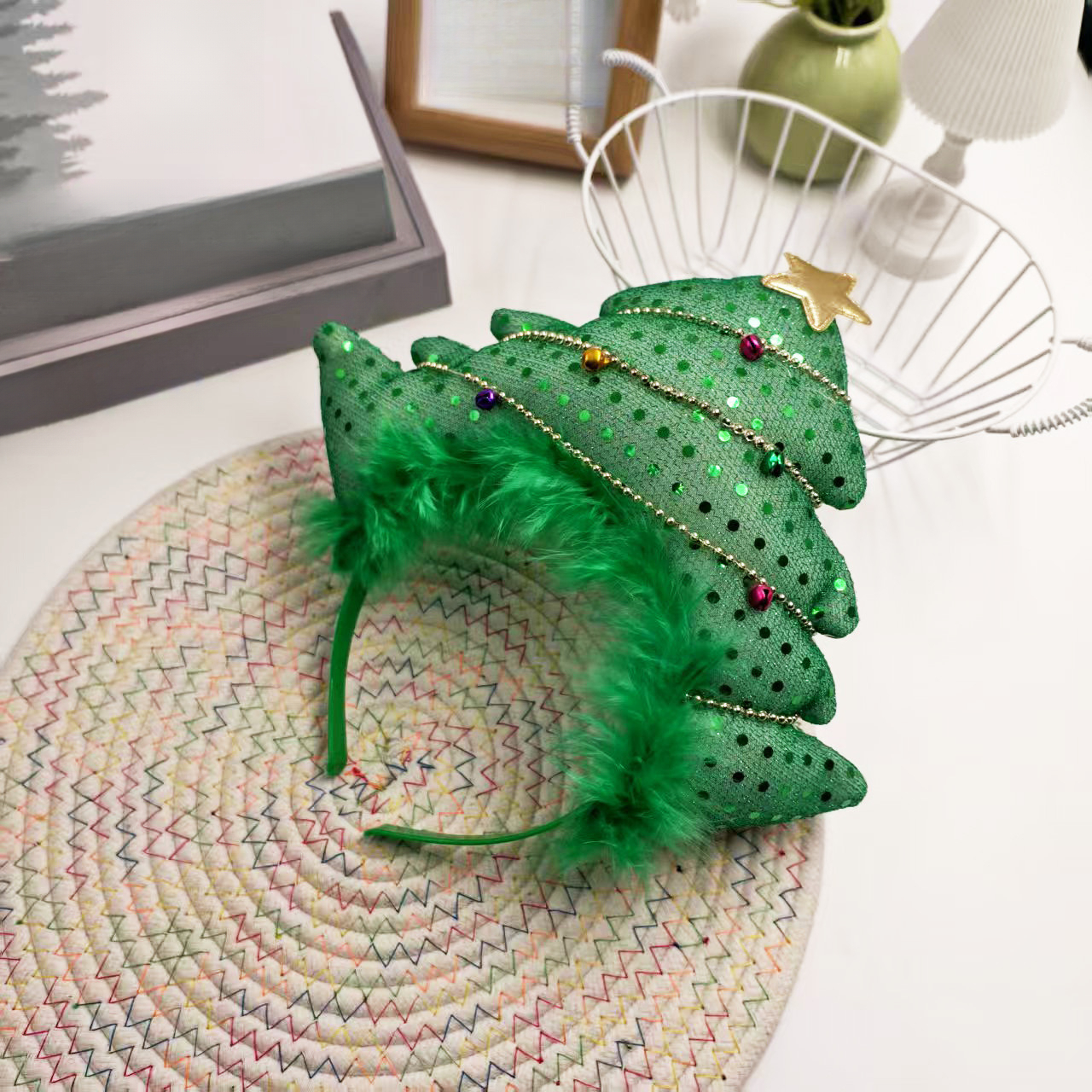 Christmas Decoration Headband Elf Hat Adult Party Supplies Christmas ...