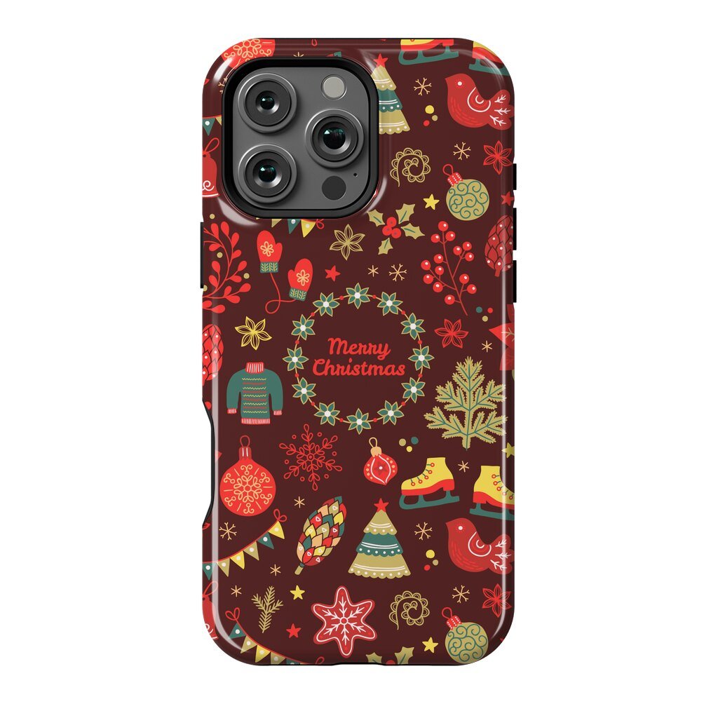 Christmas Decoration Holiday Art Phone Case for iPhone 11 12 13 14 15 ...