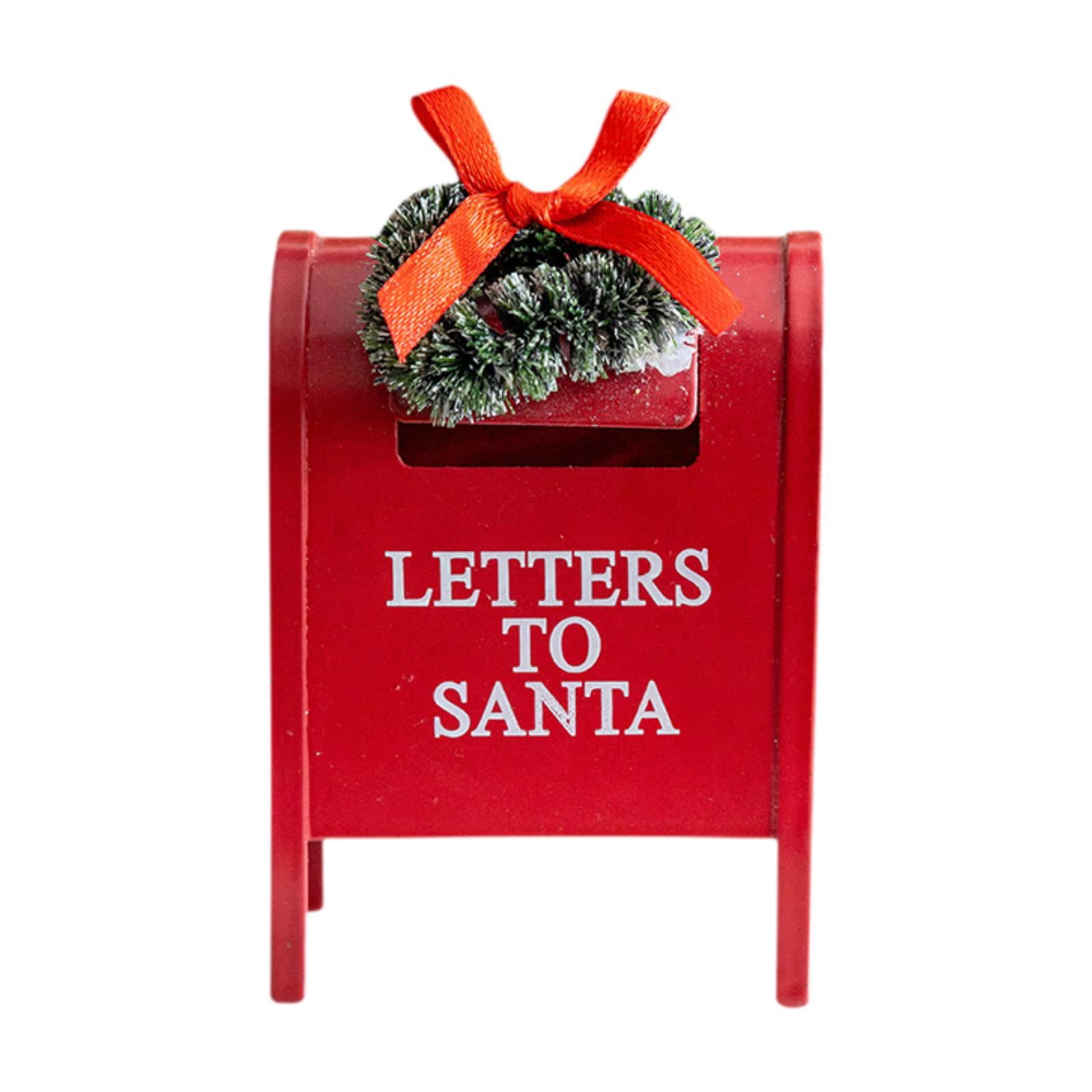 Christmas Decoration Mailbox Ornament Holiday Decor Featuring a Compact ...