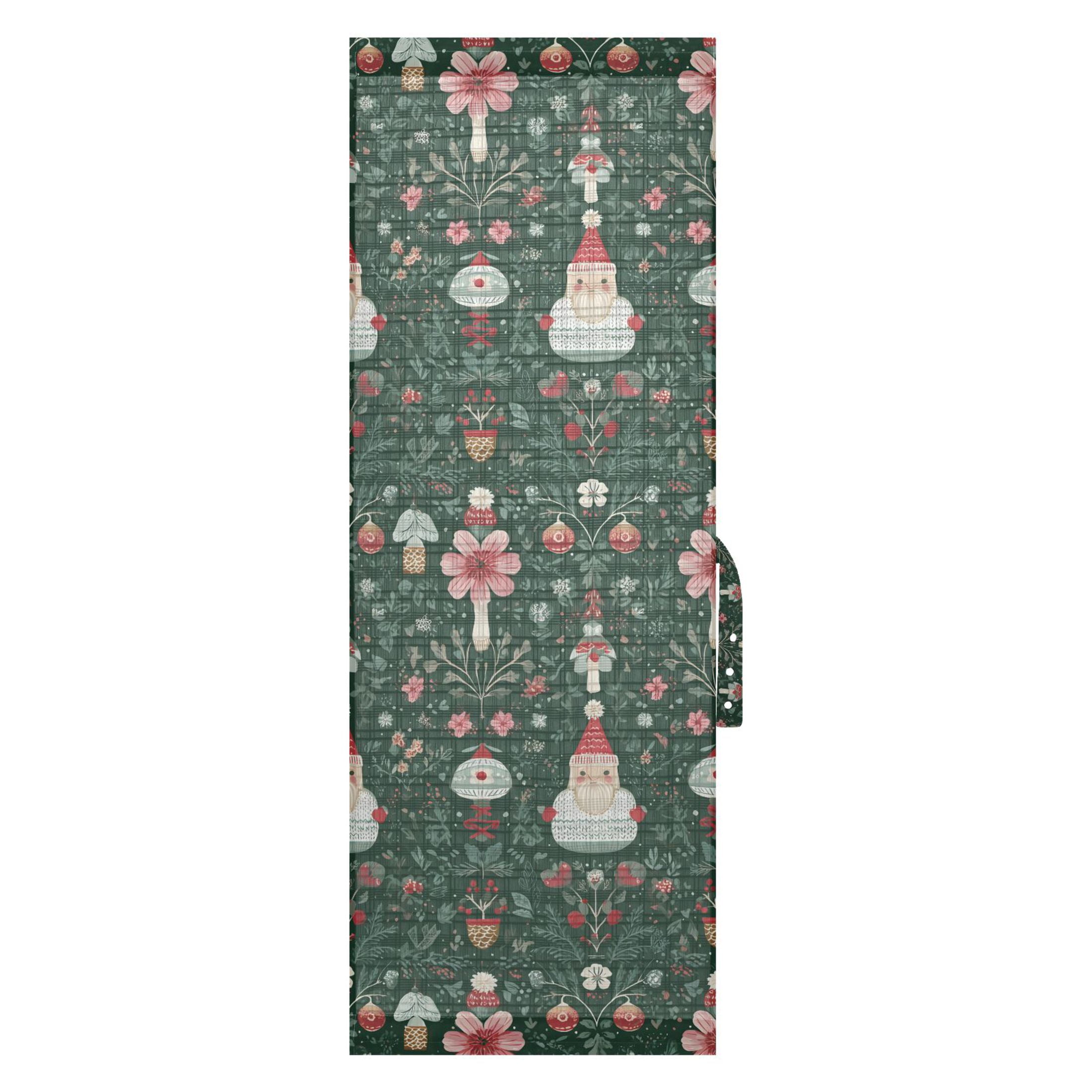 Christmas Decoration Pattern Door Curtain Blackout Thermal Insulated ...