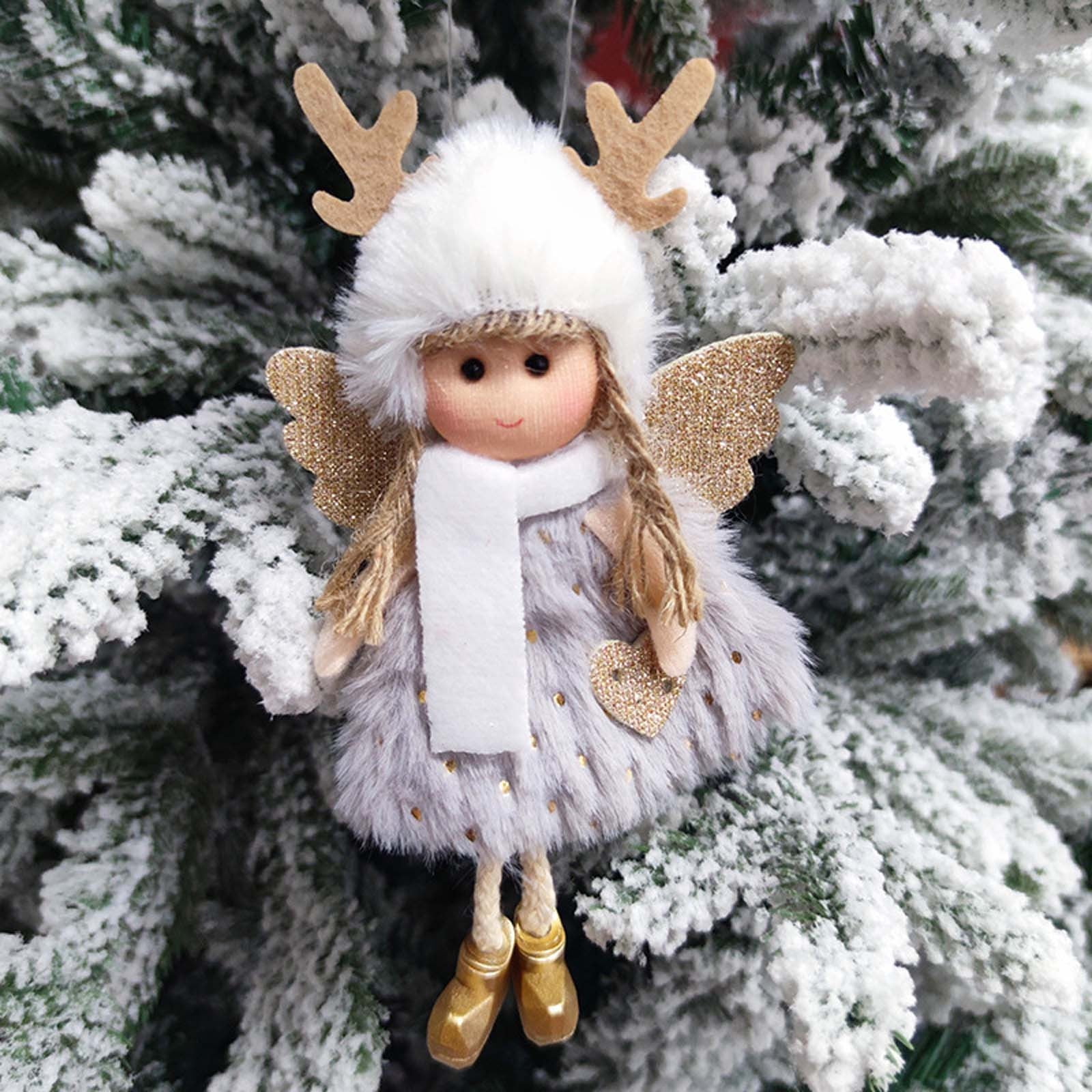 Christmas Decoration Sitting Posture Hanging Leg Angel Doll Pendant ...