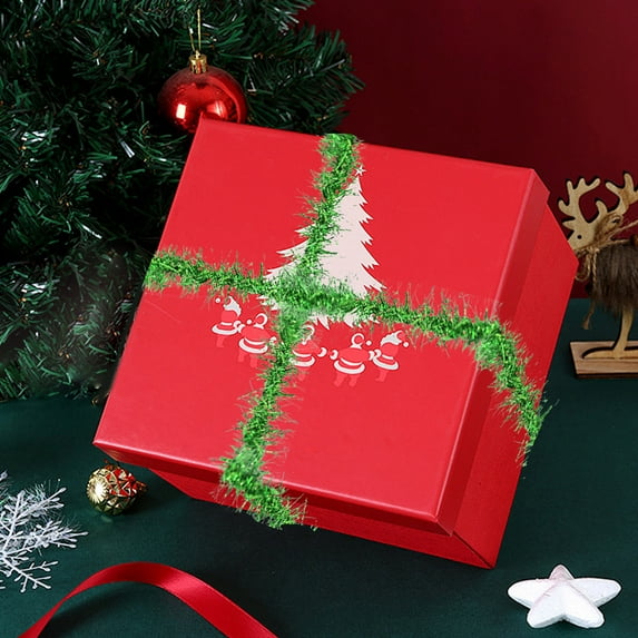 Christmas Decoration Strips | DIY Wool Strips for Gift Wrapping | 270cm ...