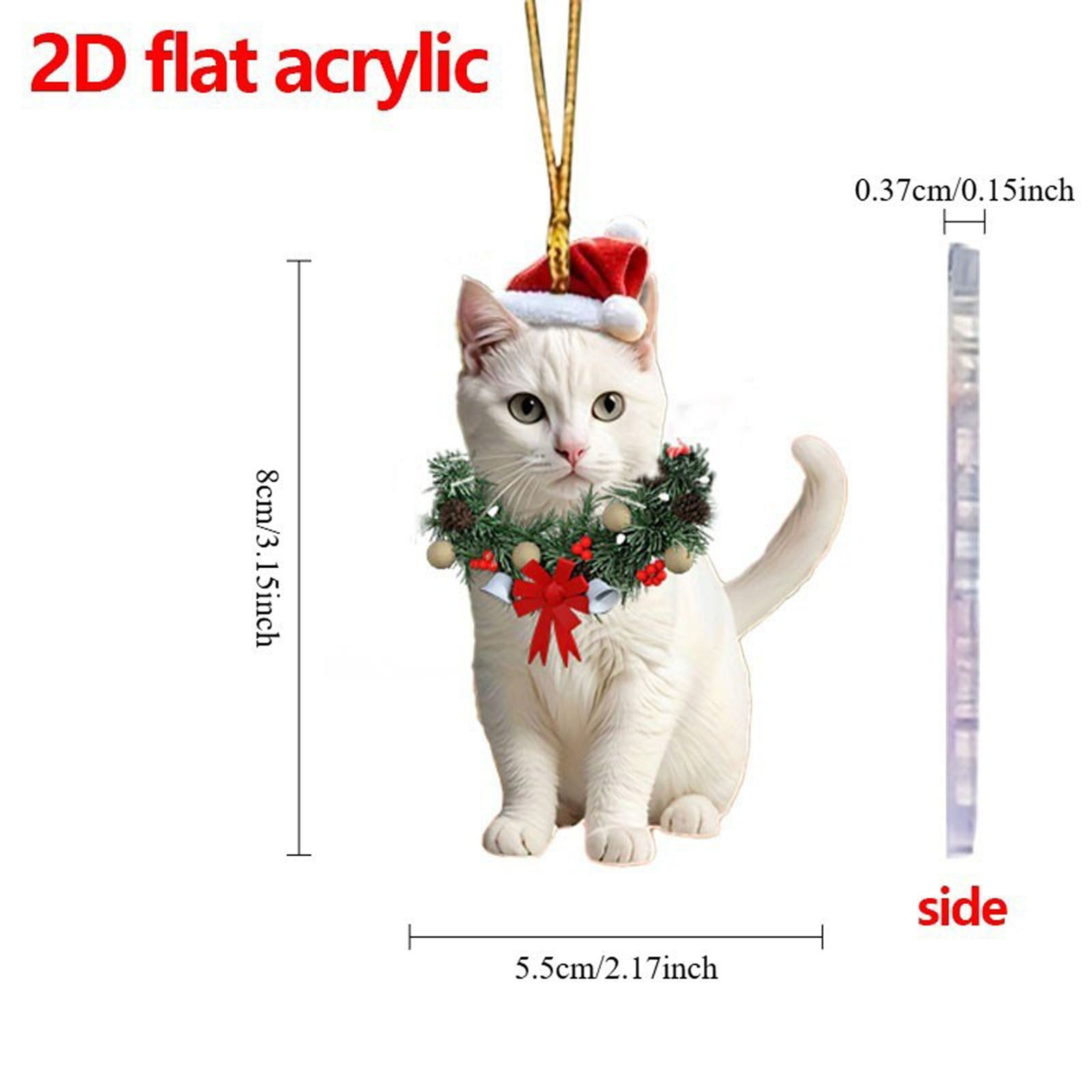 Christmas Decoration Supplies, Christmas Garland Cats Style Acrylic ...