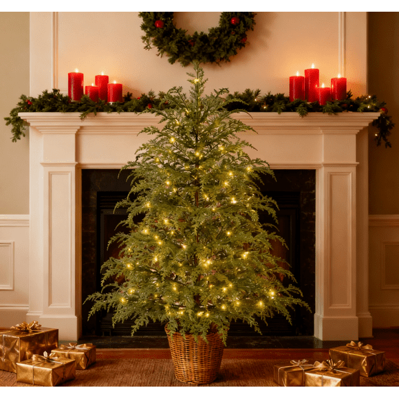 Twinkling Lights Christmas Tree