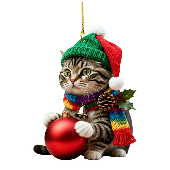 Christmas Decorations 2D Acrylic Cute Cartoon Adorable Baby 8CM ...