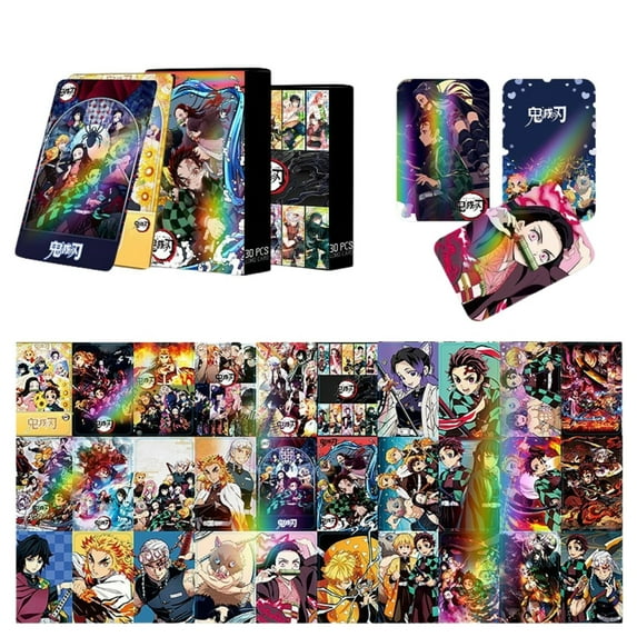 Christmas Decorations Anime Character Toy Kids 30 Cards Collection ...