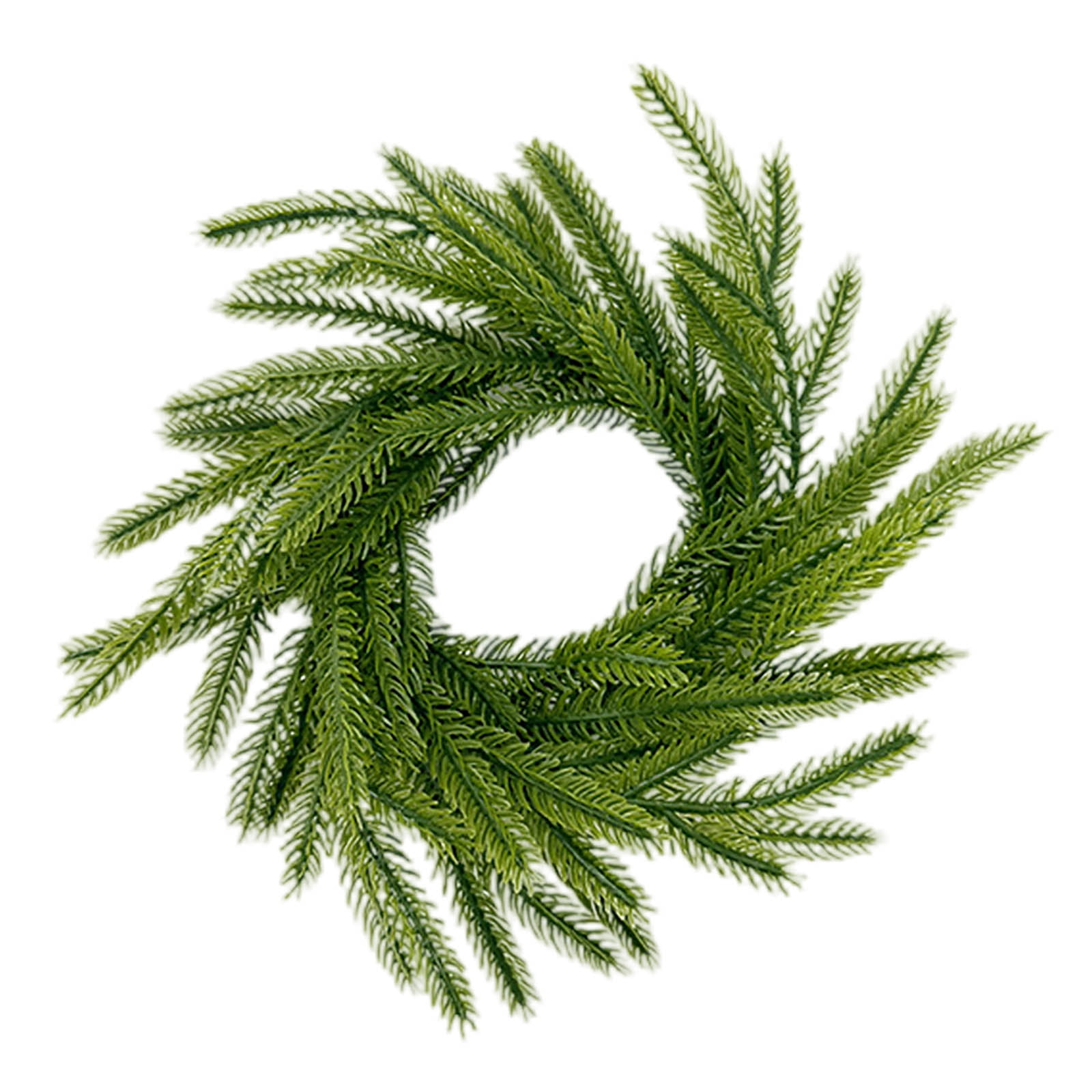 Christmas Decorations,Artificial Christmas Seaweed Candlestick Wreath ...