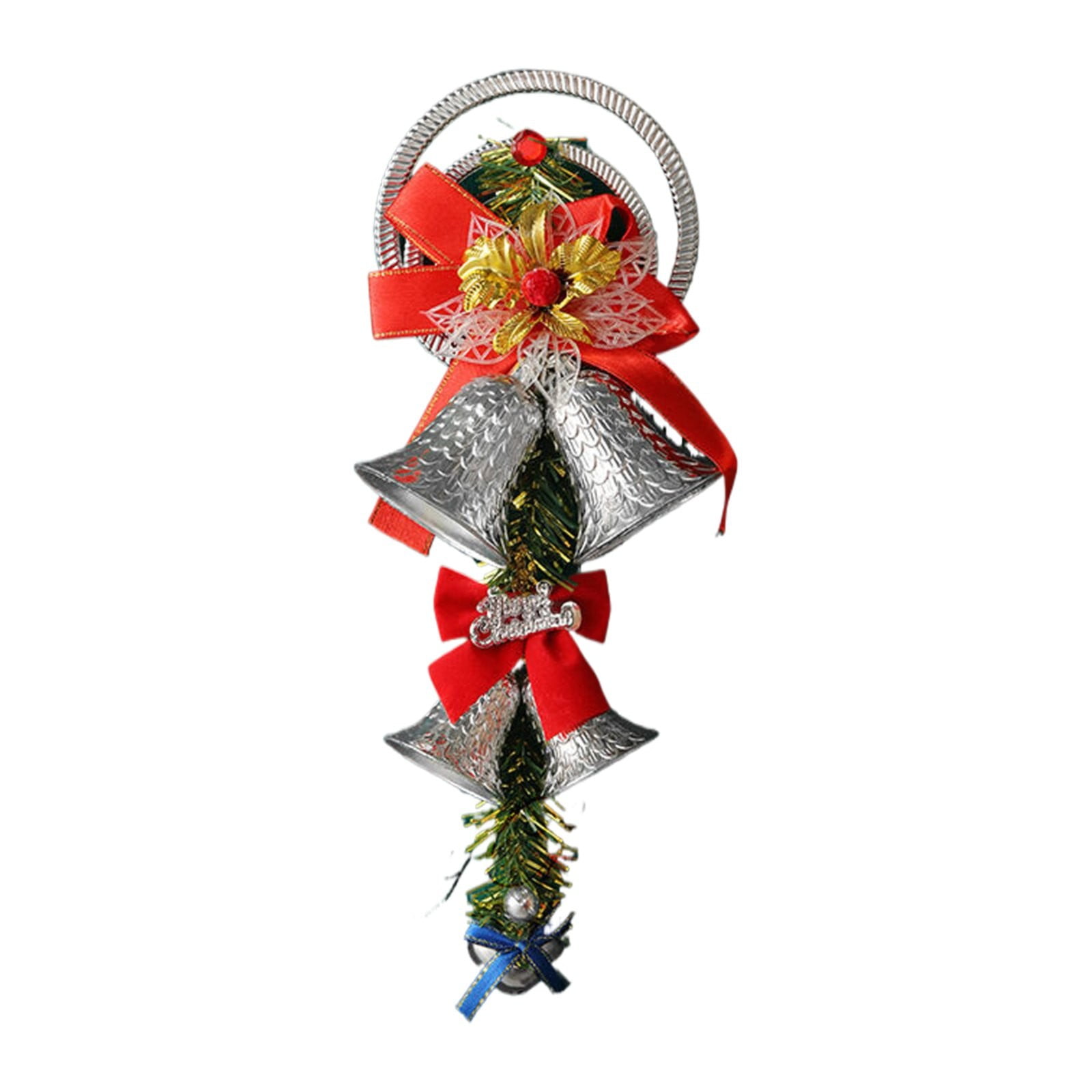 Christmas Decorations Bell Charms Gold Wind Chimes Ornaments Window ...