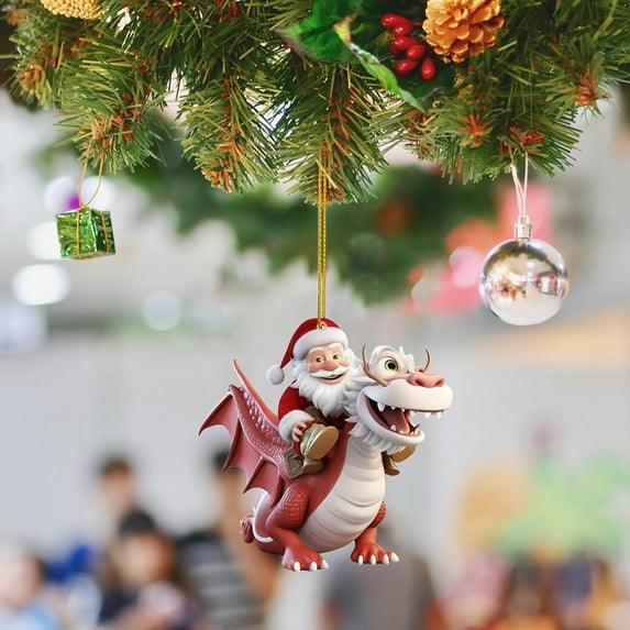 Christmas Decorations Christmas Acrylic Flat Pendants Christmas Tree ...