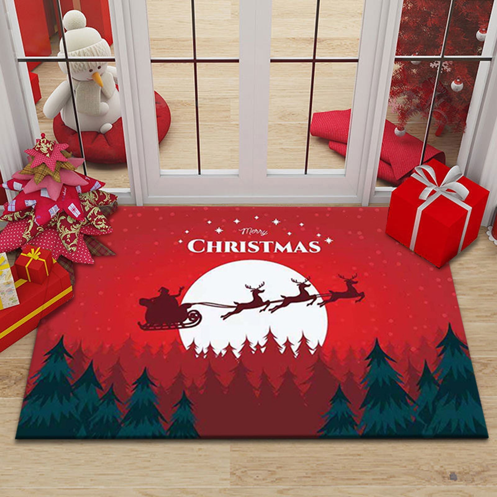 Christmas Decorations Christmas Carpets Living Room Carpet Festive ...