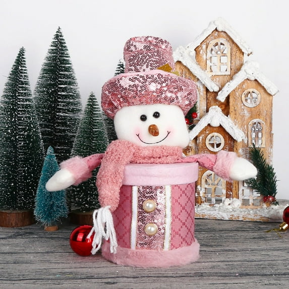 Christmas Decorations, Christmas Santa Snowman Candy Kids Christmas Bag ...