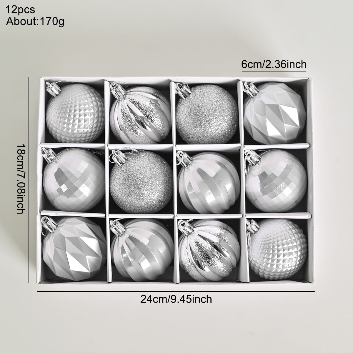 Christmas Decorations, Christmas Tree Shaped Plating Hanging Plastic ...