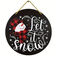 Wood & Fabric Christmas Box Sign, Assorted Color - 4 Piece - Walmart.com
