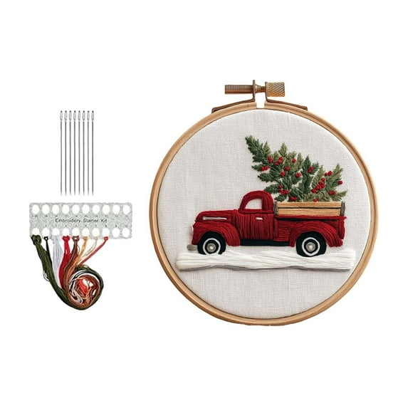 Christmas Decorations Complete Diy Knitting and Embroidery Craft for ...