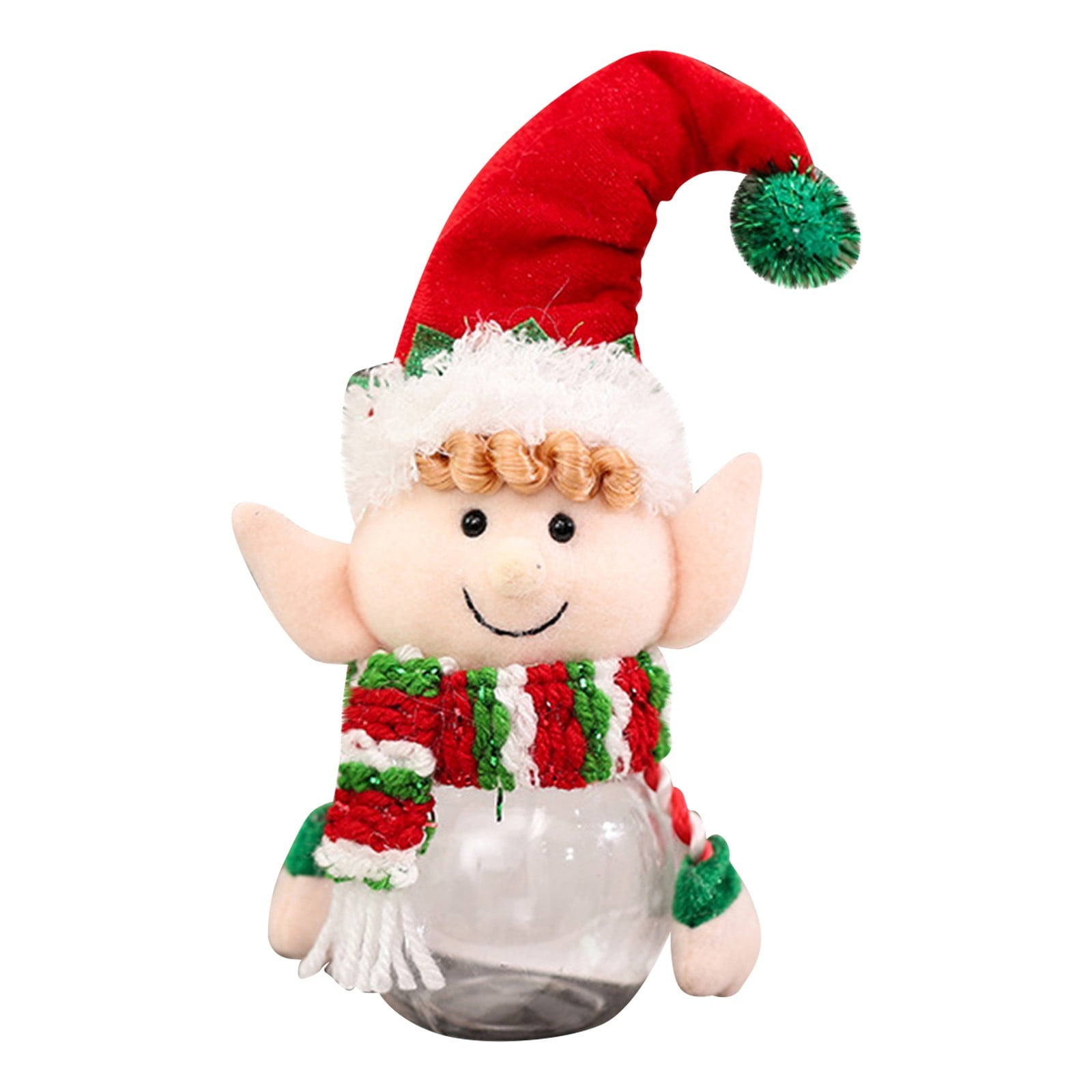 Christmas Decorations Cute Candy Jar Goblin Dwarf Gift Package ...