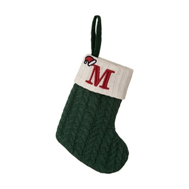 Vikakiooze Knitted Christmas Stocking Gift Bag Christmas Decorating ...