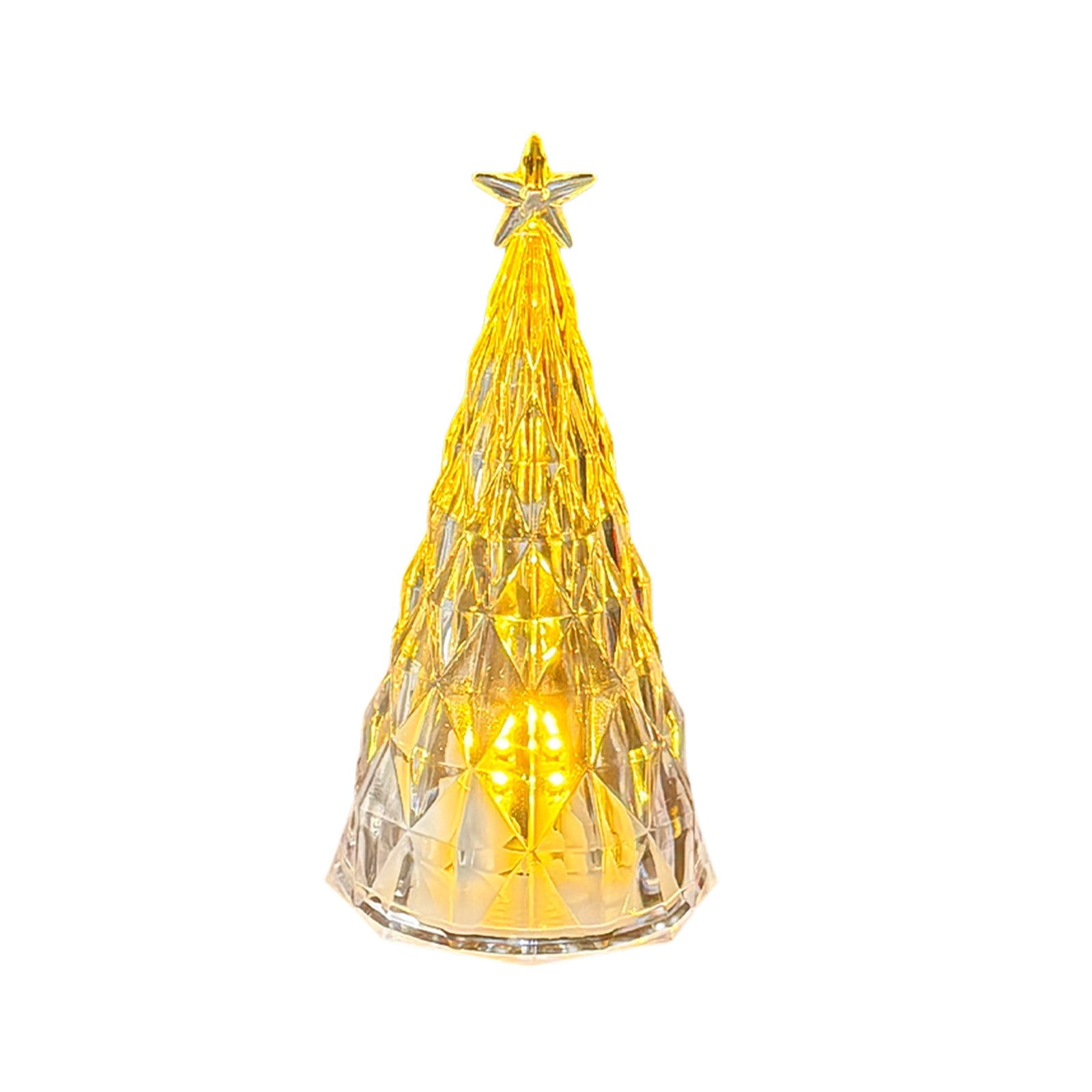 Christmas Decorations, Desktop Ornaments, Glowing Small Christmas Tree ...