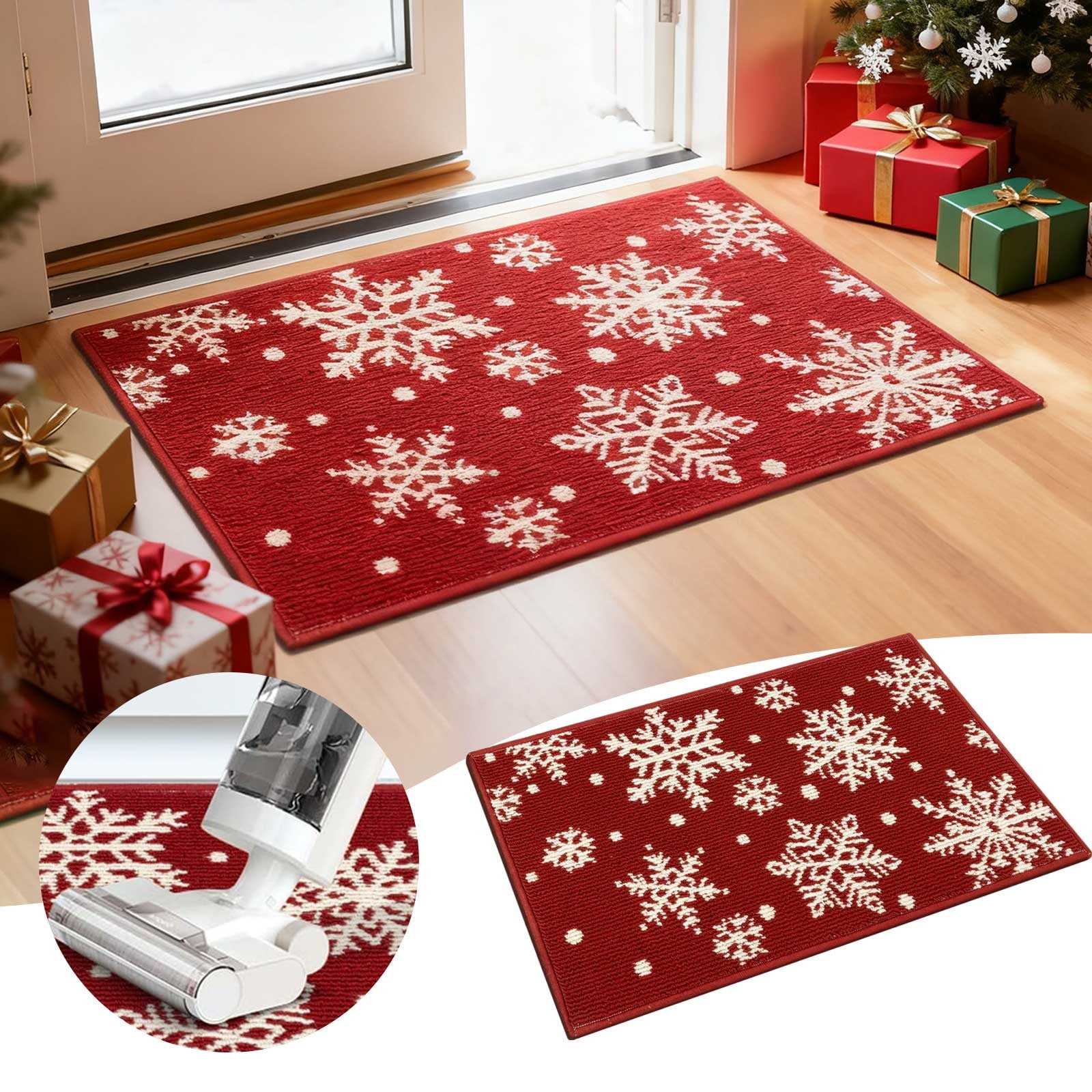 Christmas Decorations, Festive Holiday Cartoon Rug Non Bathroom Floor ...